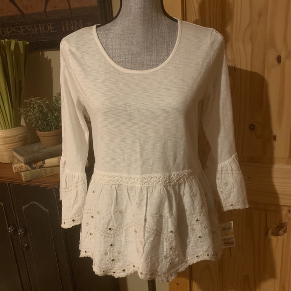 Style & Co. | Tops | Style Co Lace Islet So Cute Hilo Nwt Size Pm ...